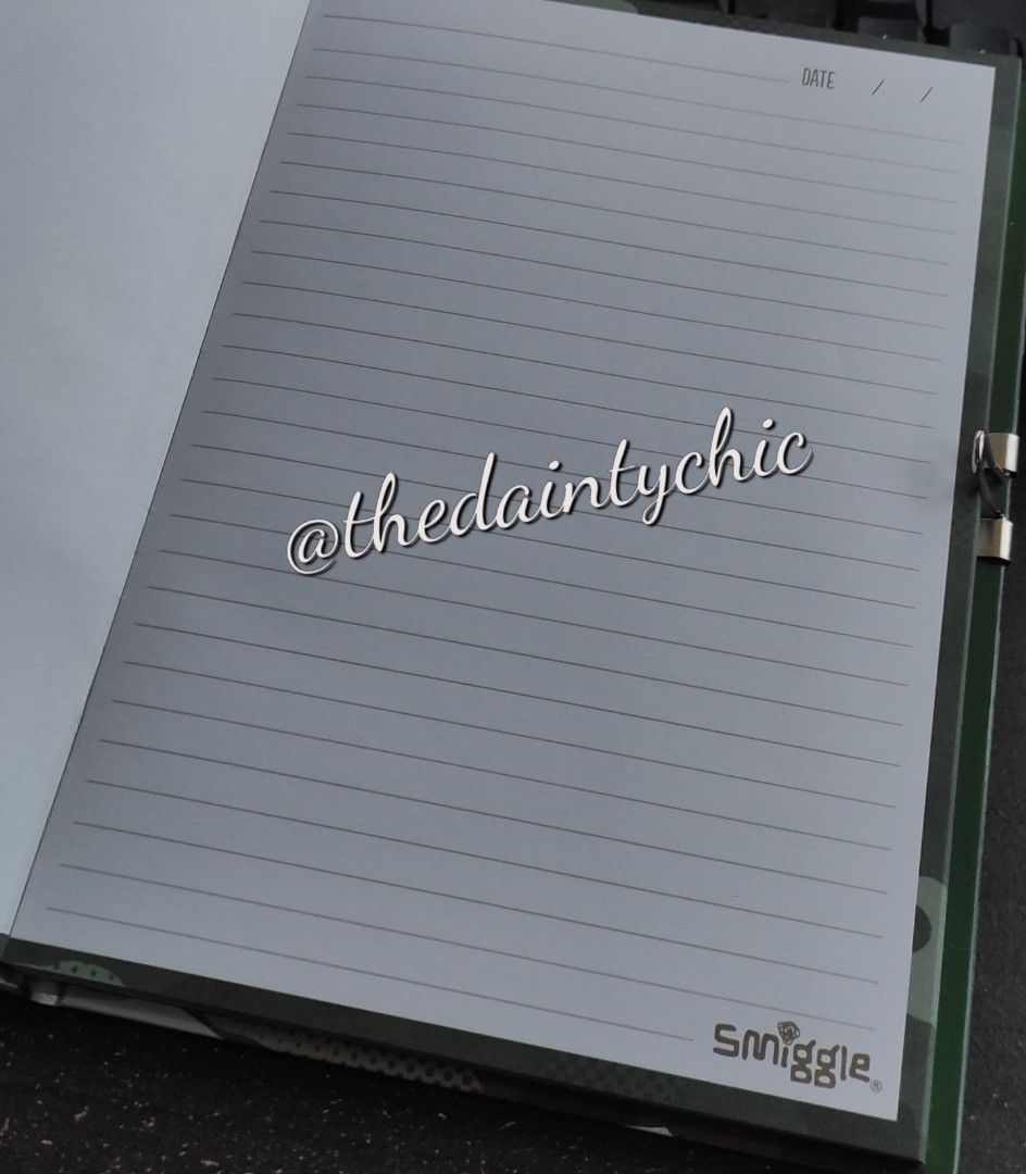 Smiggle Lockable Notebook, Hobbies & Toys, Stationary & Craft ...