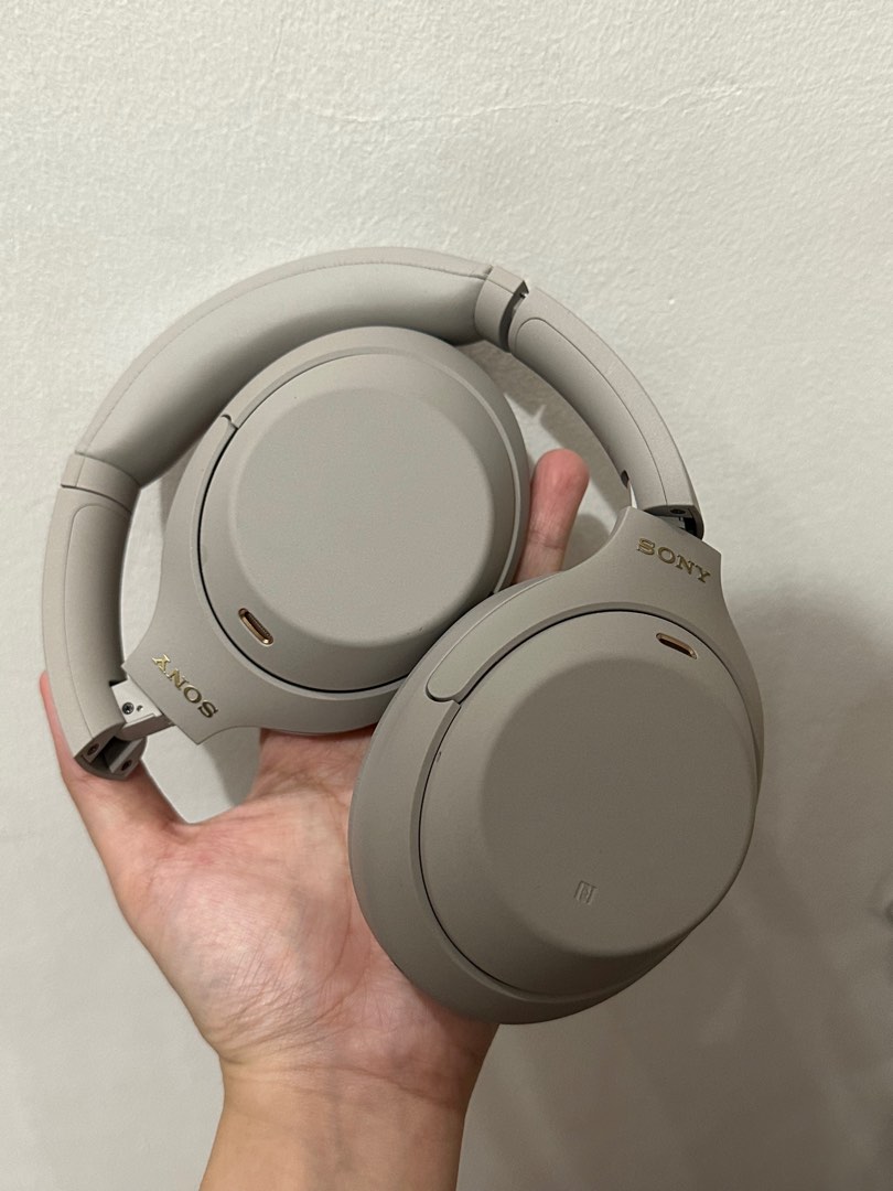Sony WH- 1000XM4 Headphones (Silver), Audio, Headphones & Headsets on ...