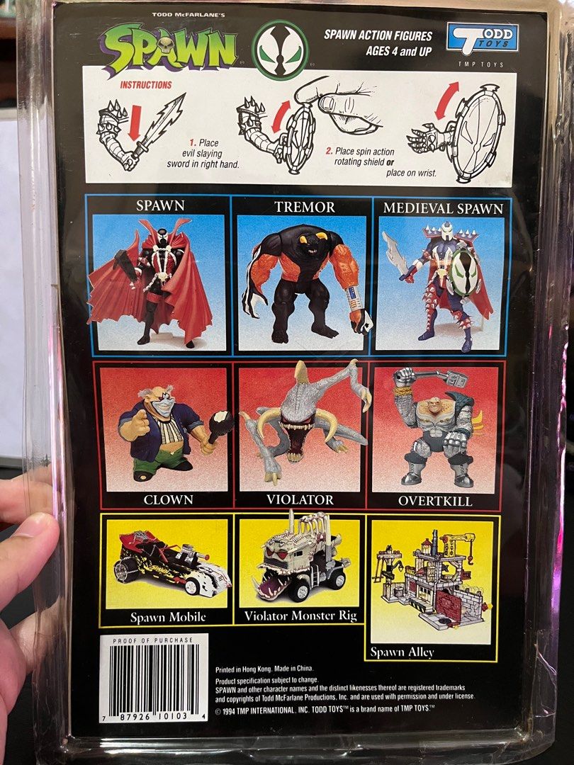 Spawn Medieval Spawn with Comic Book Poseable Action Figure Toy ...