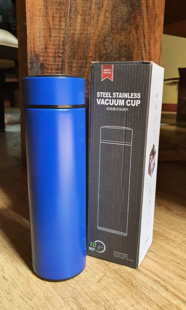 Stainless Steel Vacuum Flask Blue, Furniture & Home Living, Kitchenware ...