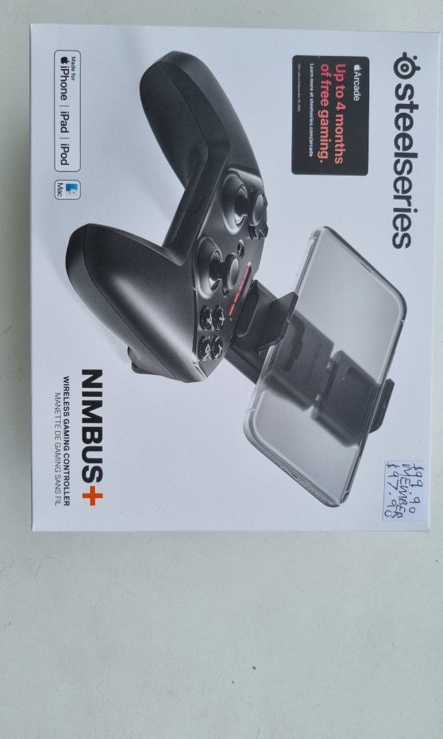 Steelseries Nimbus+ Wireless controller, Video Gaming, Gaming ...