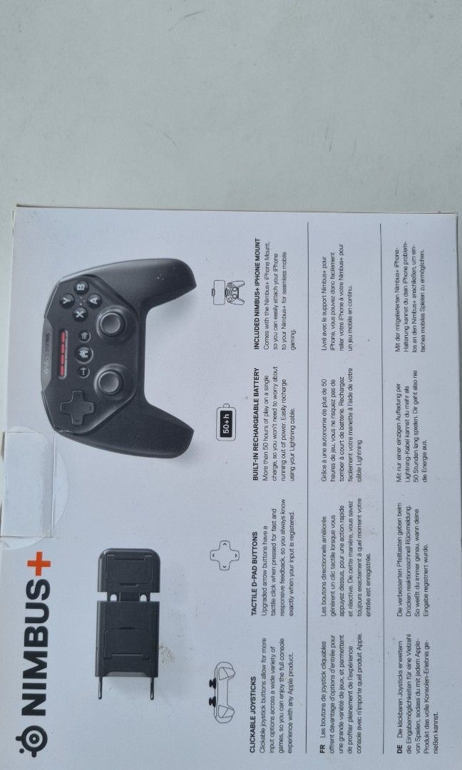 Steelseries Nimbus+ Wireless controller, Video Gaming, Gaming ...