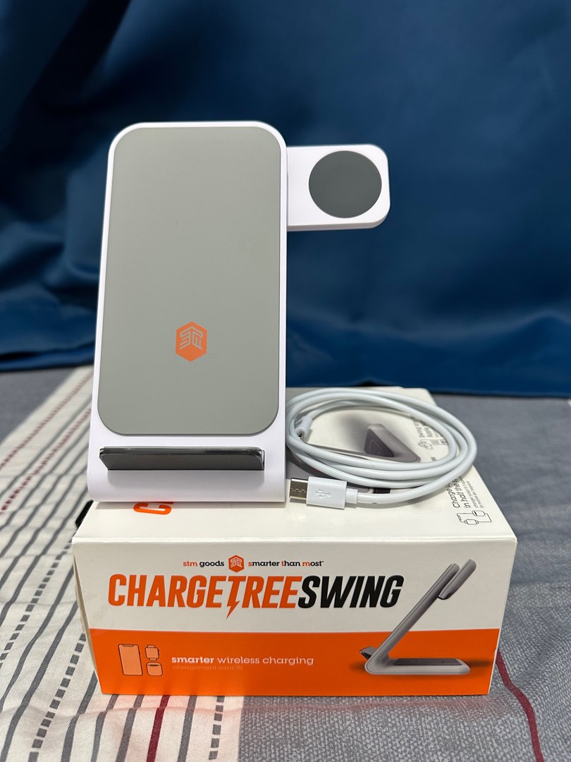 STM ChargeTree Swing 3-in-1 Wireless Charging Station, Mobile Phones ...
