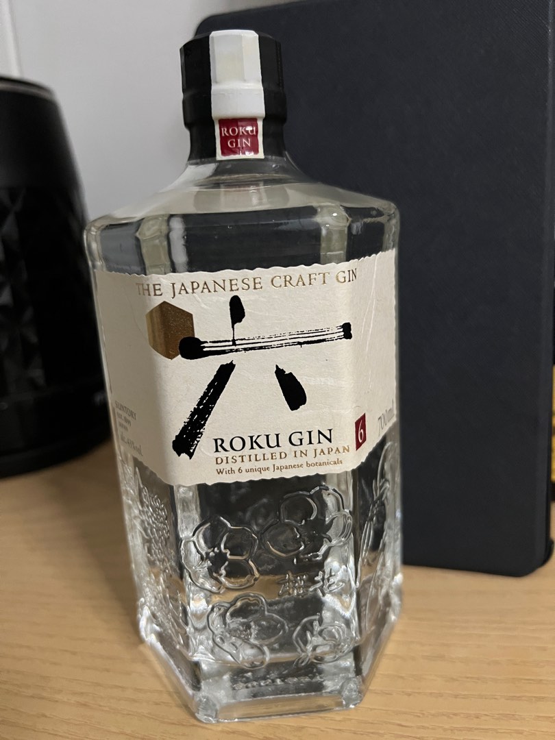 Suntory Roku Gin, 700ml, Food & Drinks, Alcoholic Beverages on Carousell