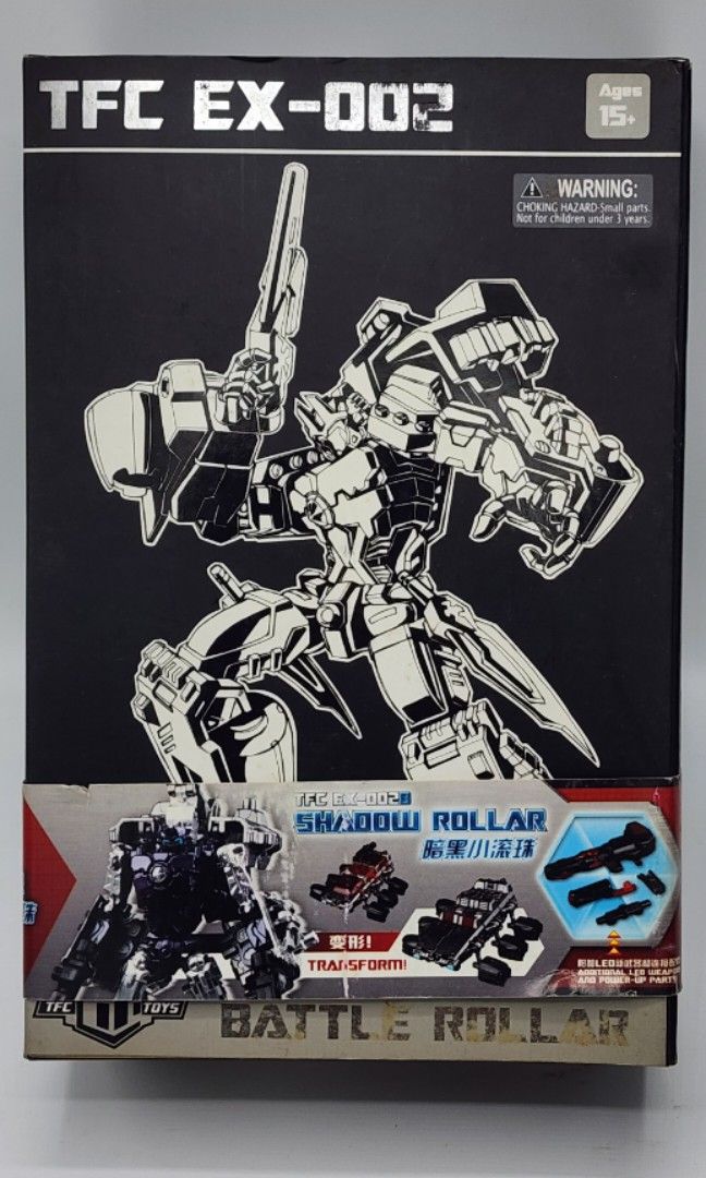 TRANSFORMERS TFC Toys EX-002 Battle Rollar Roller Dark Edition BIB, Hobbies & Toys, Toys & Games ...
