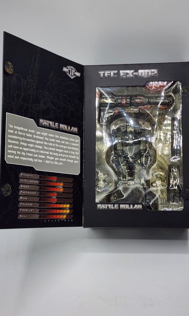 TRANSFORMERS TFC Toys EX-002 Battle Rollar Roller Dark Edition BIB ...
