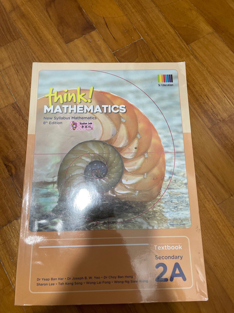 Think Mathematics Math Textbook Secondary 2, Hobbies & Toys, Books ...