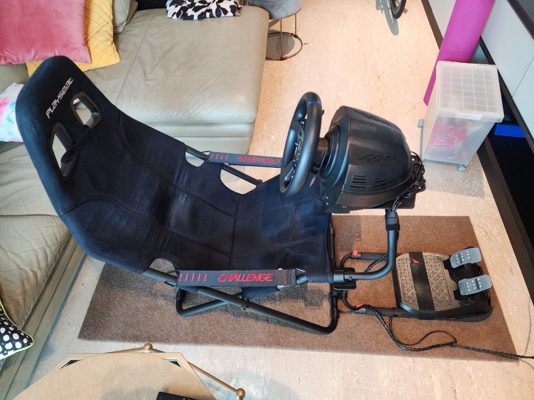 Thrustmaster T300 RS GT PS4/PS5/PC and Playseat Challenge Racing Sim ...