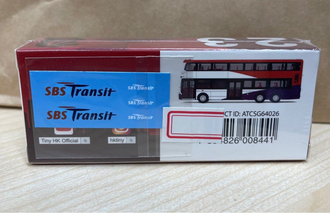 Tiny SG Bus SBS Transit Volvo B9TL SG23, Hobbies & Toys, Toys & Games ...