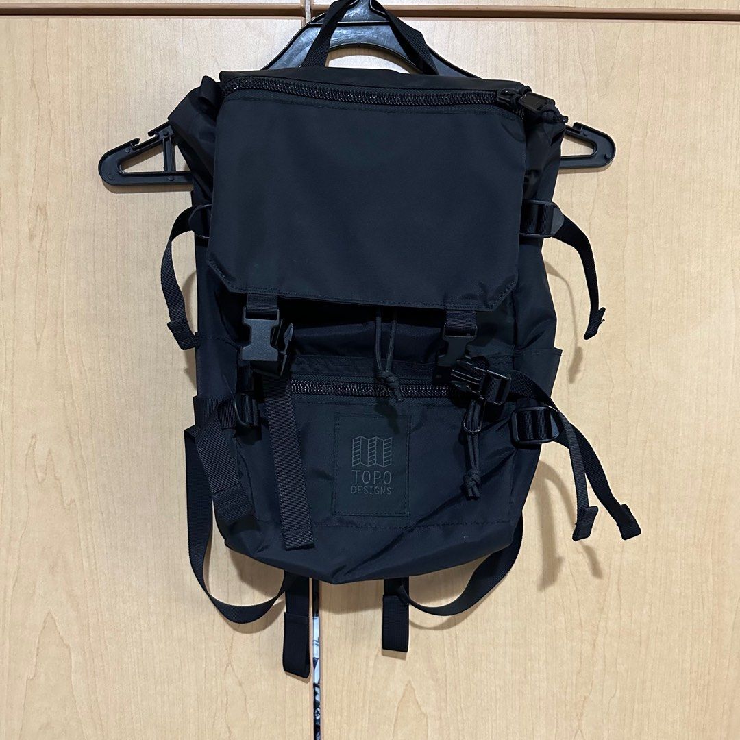Topo Designs Rover Pack Mini black backpack , Men's Fashion, Bags ...