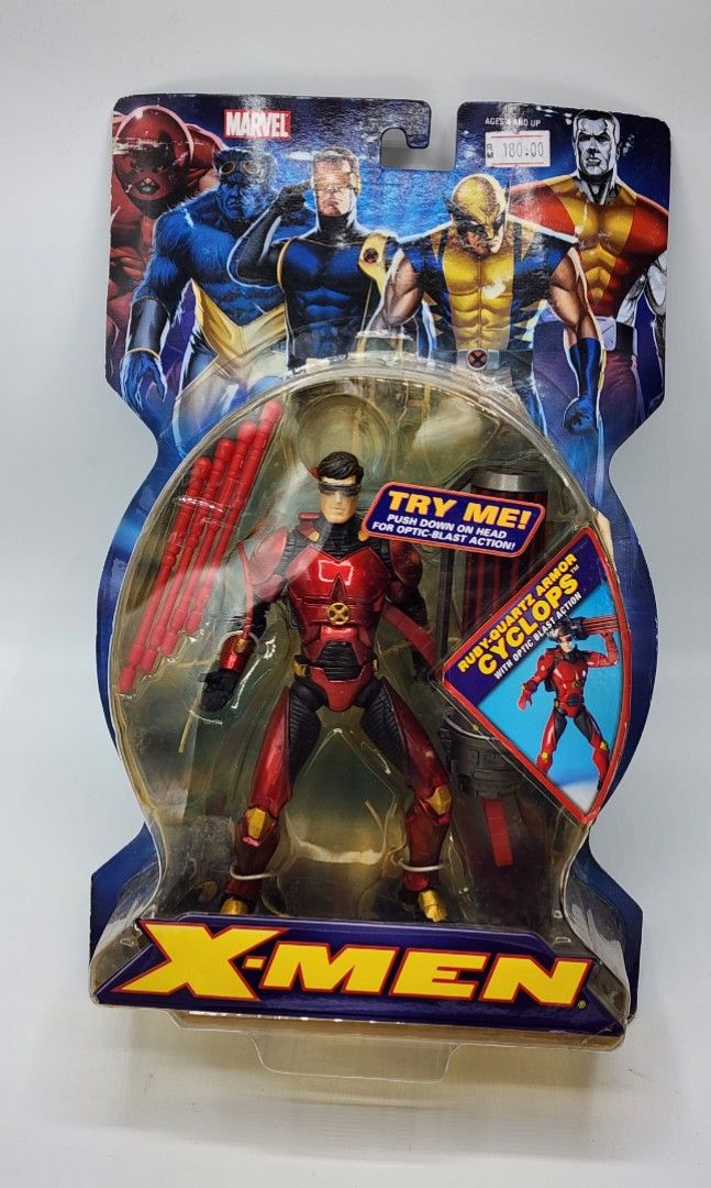 Toy Biz X-Men Ruby Quartz Armor Cyclops, Hobbies & Toys, Toys & Games ...