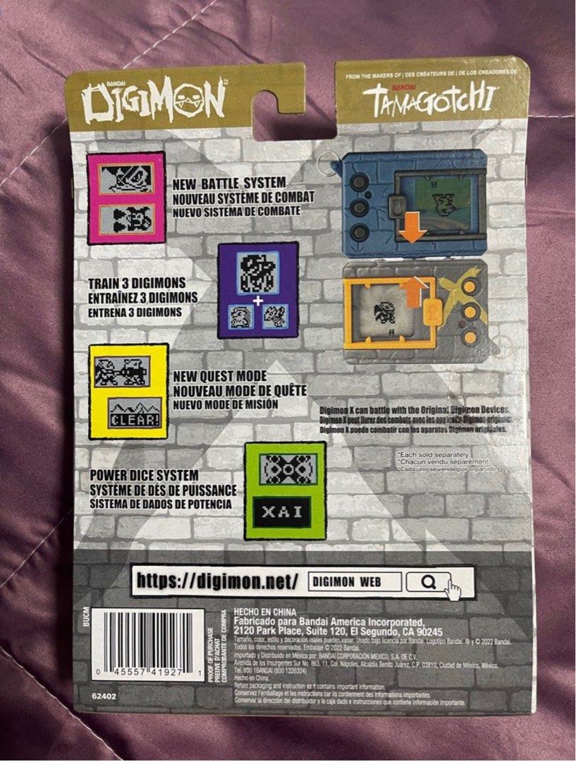 Bandai DigimonX Digivice - Translucent Metallic Grey & Gold, Hobbies & Toys, Toys & Games on ...