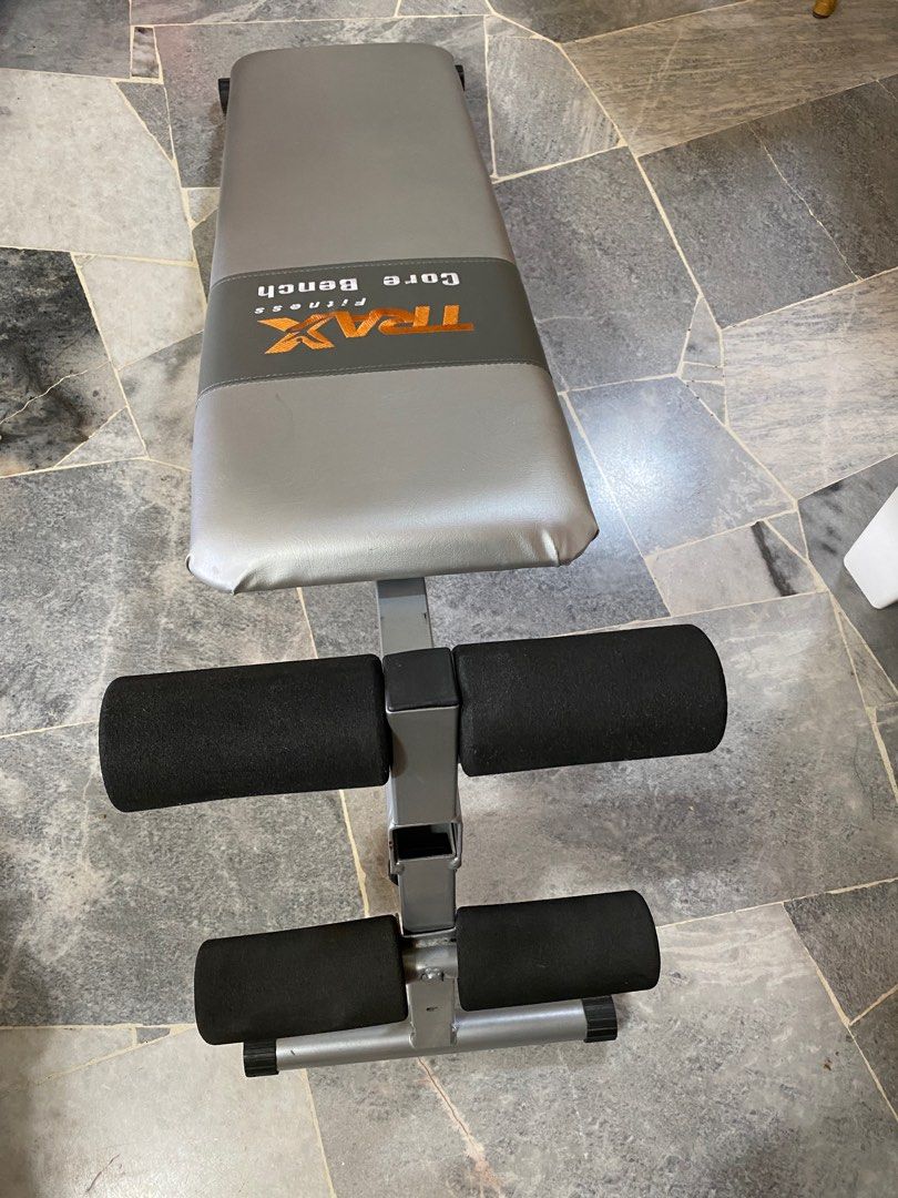 Trax Fitness Core Bench, Sports Equipment, Exercise & Fitness, Toning ...
