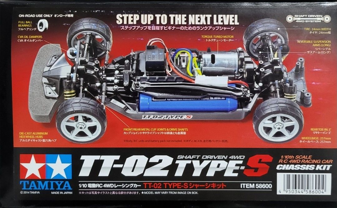 TT02 Type S Chassis Kit, Hobbies & Toys, Toys & Games on Carousell