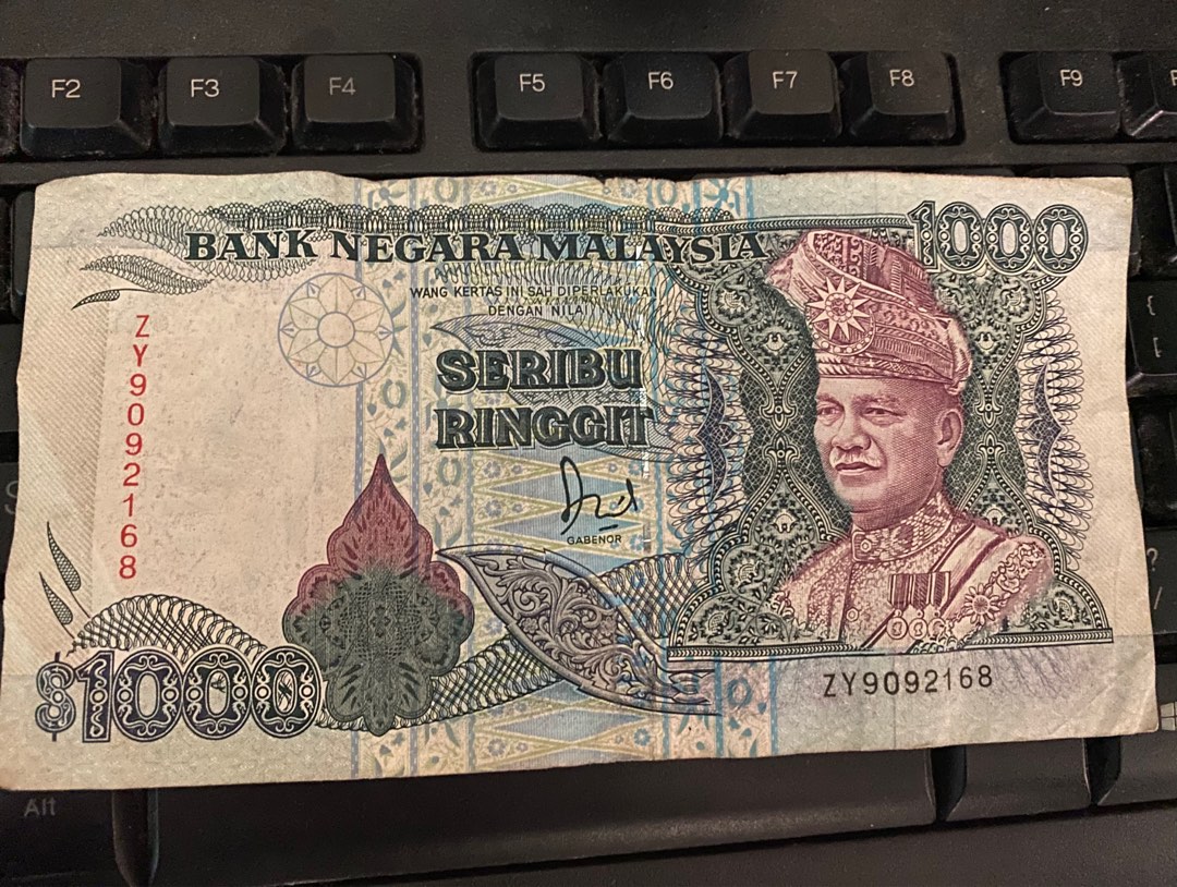 Old Malaysian $1000 ringgit, Hobbies & Toys, Memorabilia & Collectibles ...