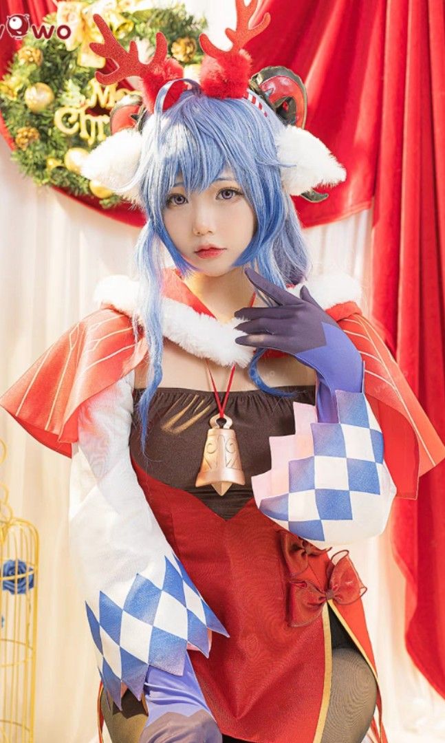 [URGENT WTS] GENSHIN IMPACT GANYU CHRISTMAS COSPLAY, Hobbies & Toys ...
