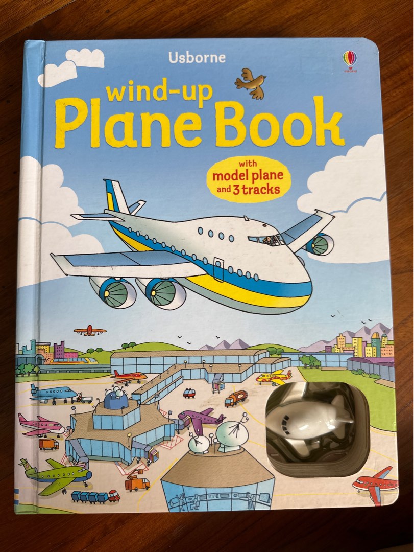 Usborne Wind-up Plane Book, Hobbies & Toys, Books & Magazines, Children ...