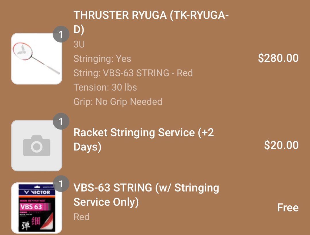 VICTOR Thruster Ryuga (TK-RYUGA-D), Sports Equipment, Sports & Games ...