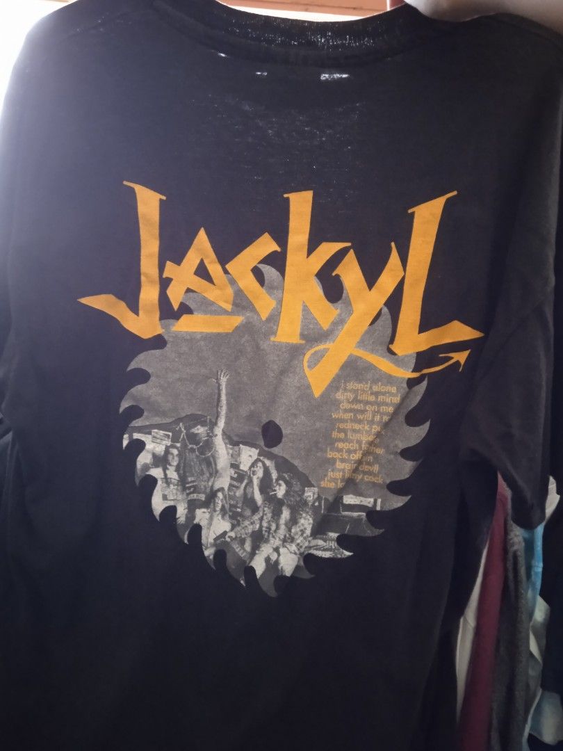 Vintage 90s Jackyl Band T-Shirt, Men's Fashion, Tops & Sets, Tshirts ...