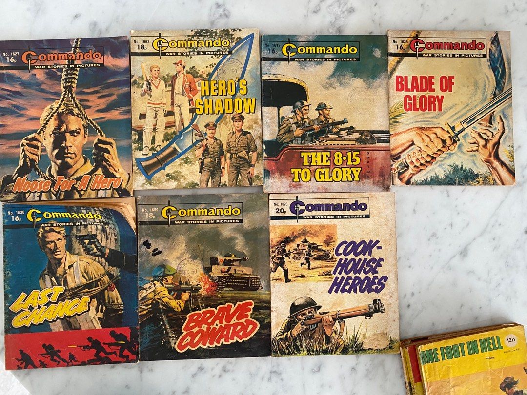 Vintage Comics (War Picture Library, Commando, Cowboy), Hobbies & Toys ...
