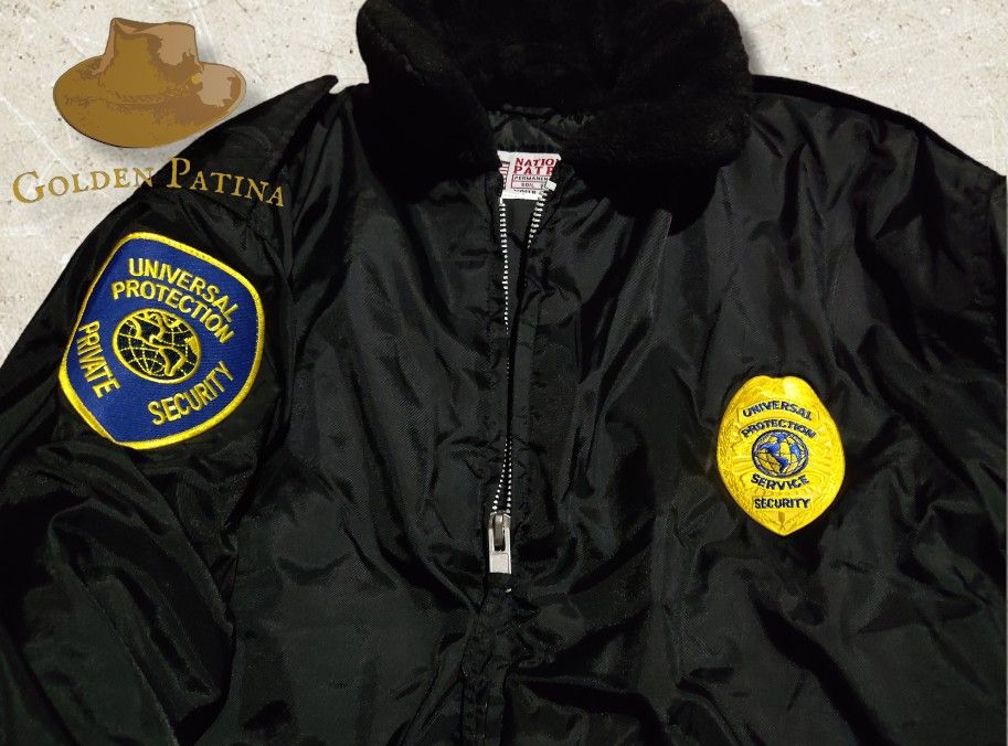 Vintage NATIONAL PATROL Bomber Jacket " SECURITY ", Men's Fashion ...