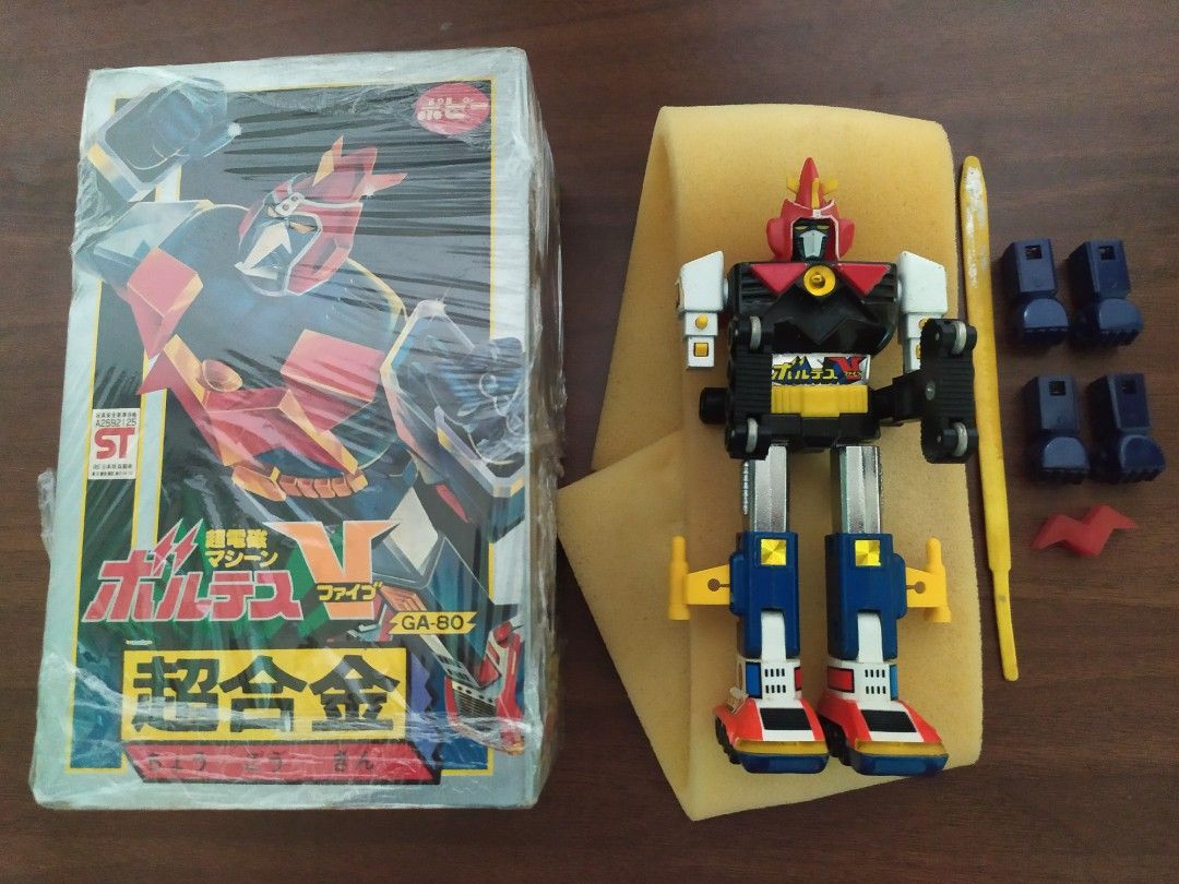 Vintage Popy First Edition GA80 Voltes V All Original Parts, Hobbies ...