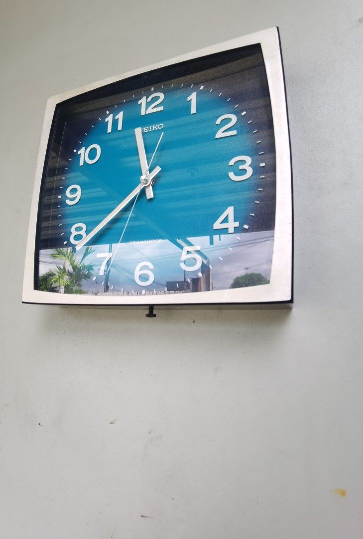 Vintage Seiko transistor wall clock, Furniture & Home Living, Home ...
