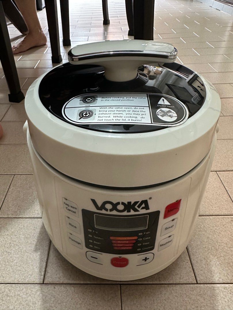 VOOKA Multi Function Pressure Cooker, TV & Home Appliances, Kitchen ...