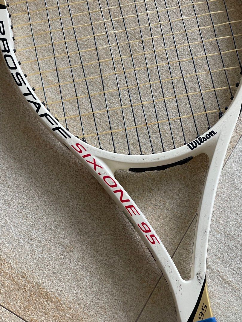 Wilson tennis racket prostaff six.one 95, Sports Equipment, Sports ...