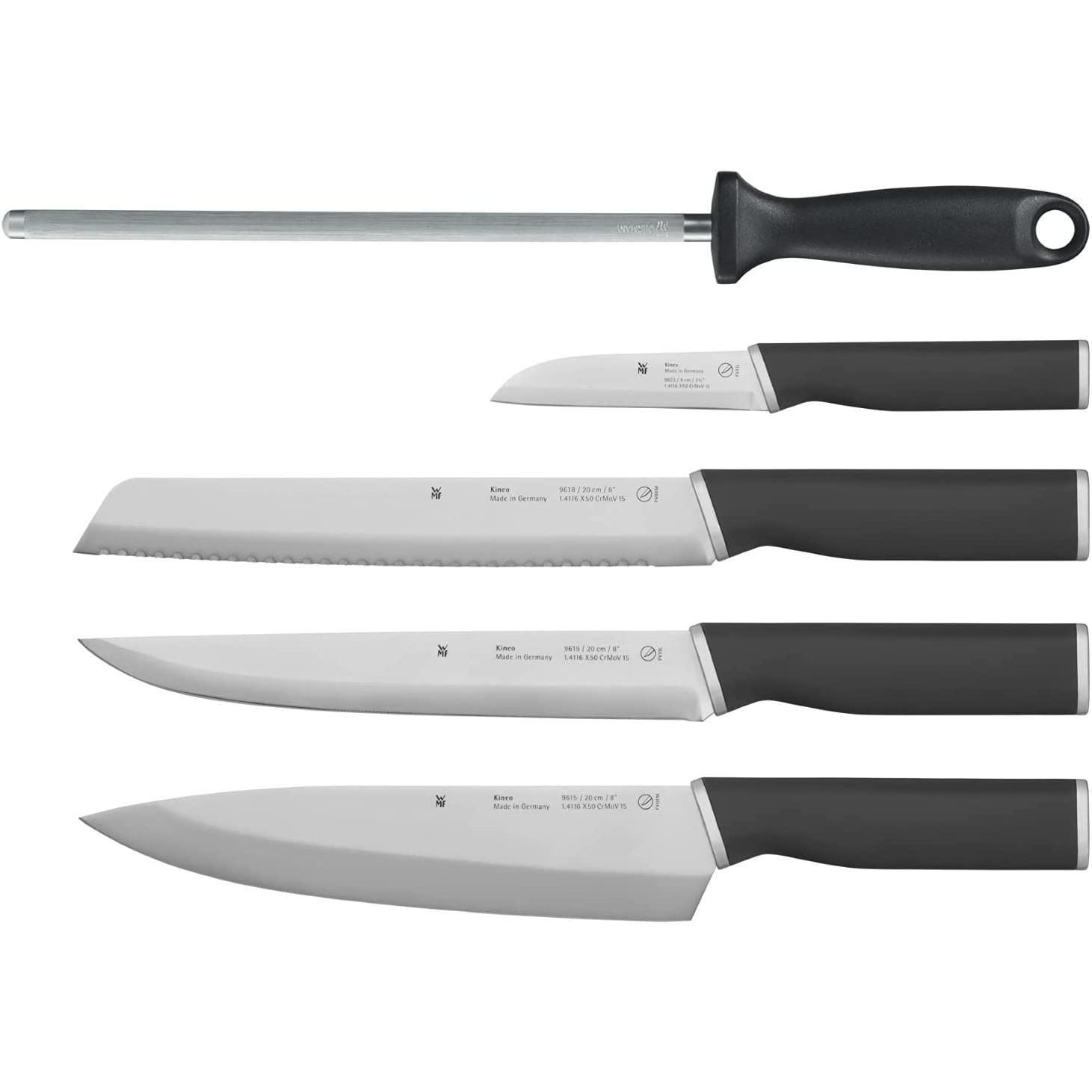 WMF Kineo Knife Block Set, 6-piece, Furniture & Home Living ...