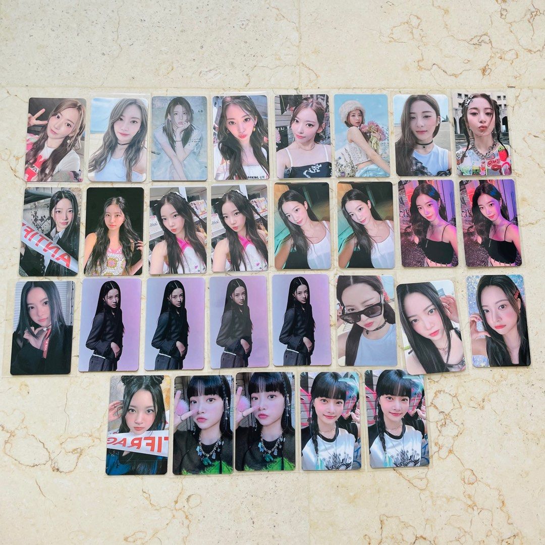 WTS LE SSERAFIM LESSERAFIM PHOTOCARDS (sakura chaewon yunjin kazuha ...