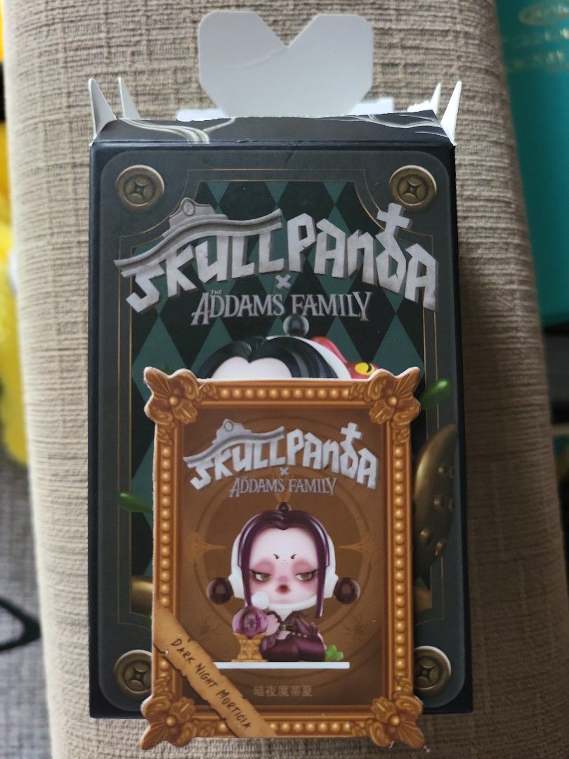 WTT Skull panda x Addams family, Hobbies & Toys, Toys & Games on Carousell