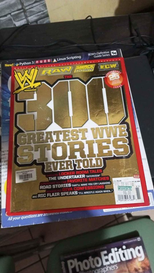 WWE Magazine - 300 Greatest WWE Stories Ever Told - Sept Oct 2008 - 2nd ...