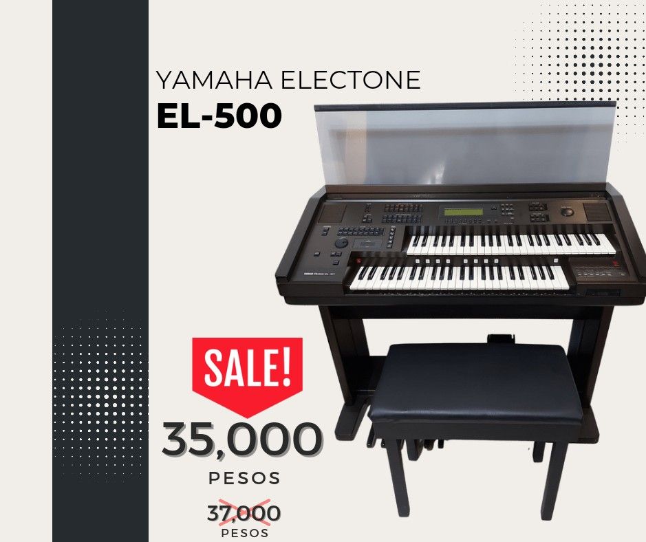 Yamaha Electone Dual Organ, with bench 220volts direct plug, No need ...