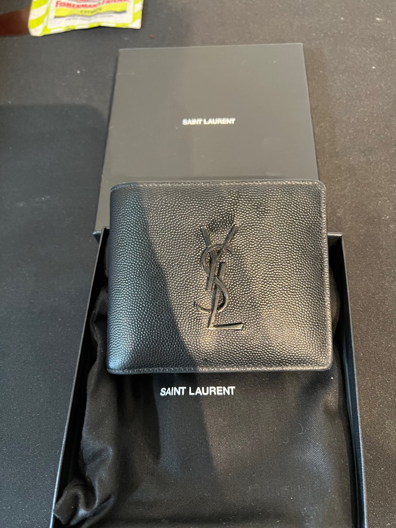 YSL Saint Laurent men wallet, Women's Fashion, Bags & Wallets, Wallets ...
