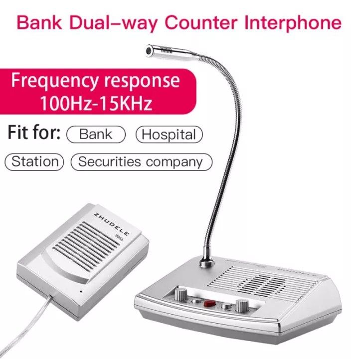ZHUDELE ZDL-9906 Ideal Window Intercom Microphone, Computers & Tech ...