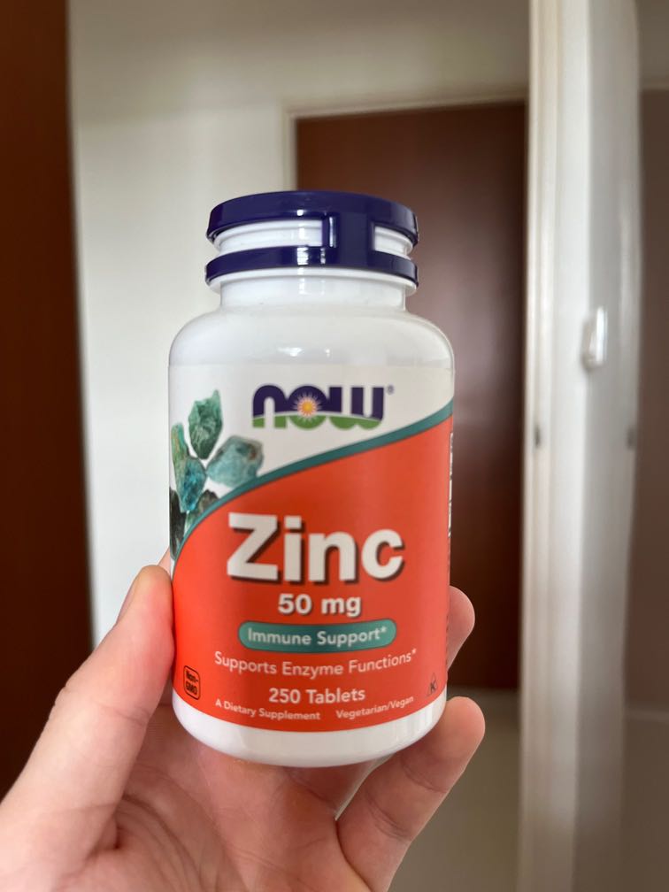 Zinc Tablets (250 Pills), Health & Nutrition, Health Supplements ...