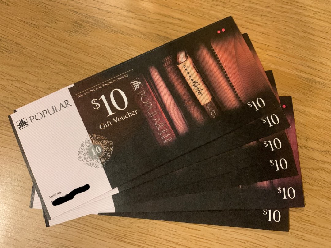 $10 Popular Voucher, Tickets & Vouchers, Vouchers on Carousell