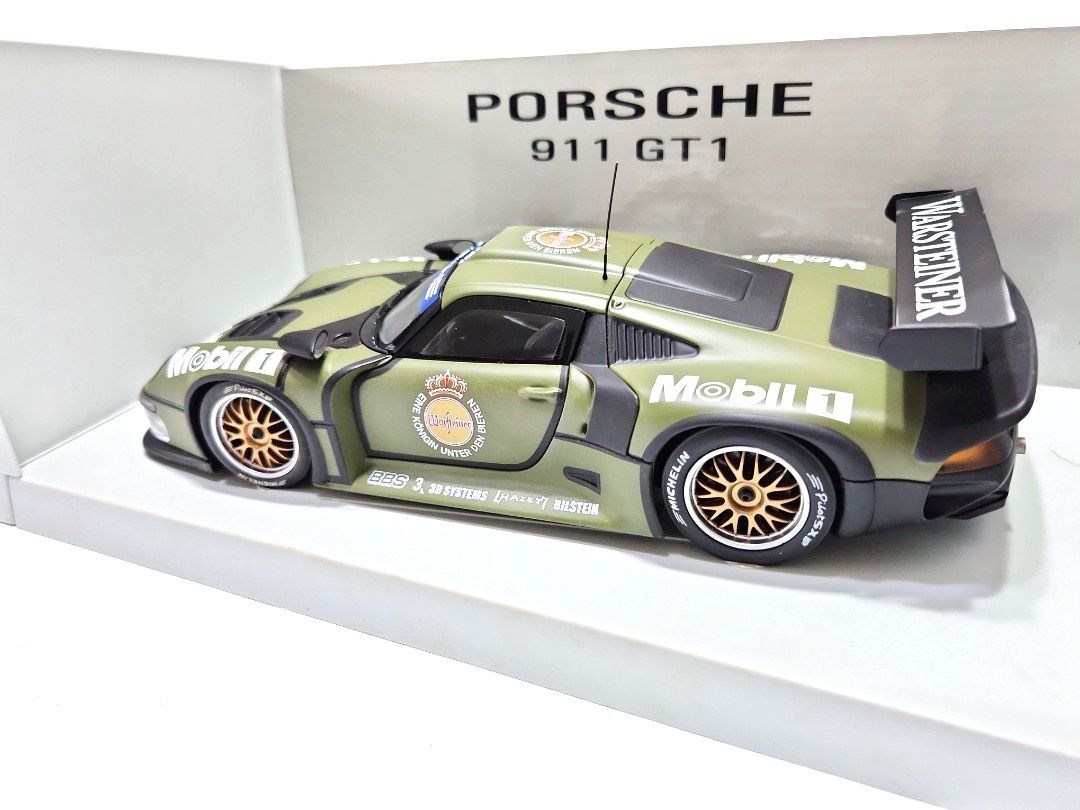 SALE 1/18 Porsche 911 GT1 Test Car 1996, Hobbies & Toys, Toys & Games ...