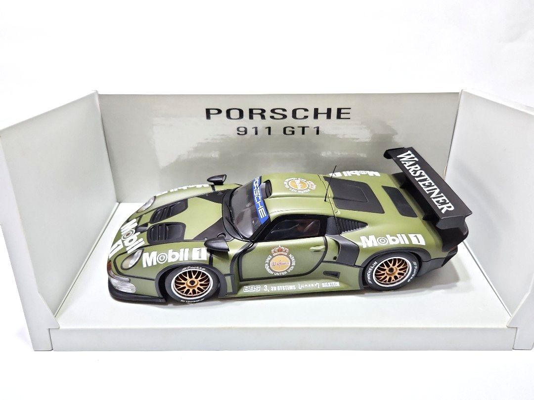 SALE 1/18 Porsche 911 GT1 Test Car 1996, Hobbies & Toys, Toys & Games ...