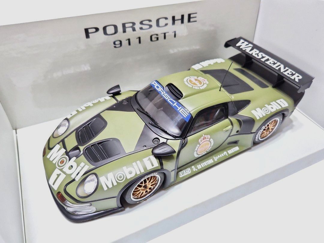 SALE 1/18 Porsche 911 GT1 Test Car 1996, Hobbies & Toys, Toys & Games ...