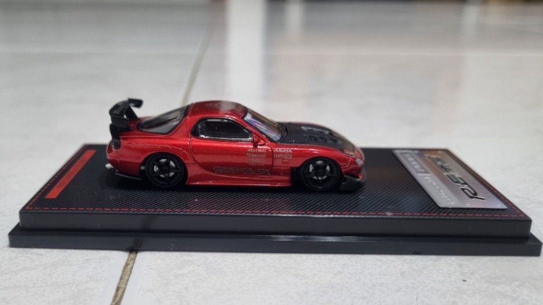 1/64 ignition model Mazda RX-7 (FD3S) RE Amemiya Red Metallic, Hobbies & Toys, Toys & Games on ...