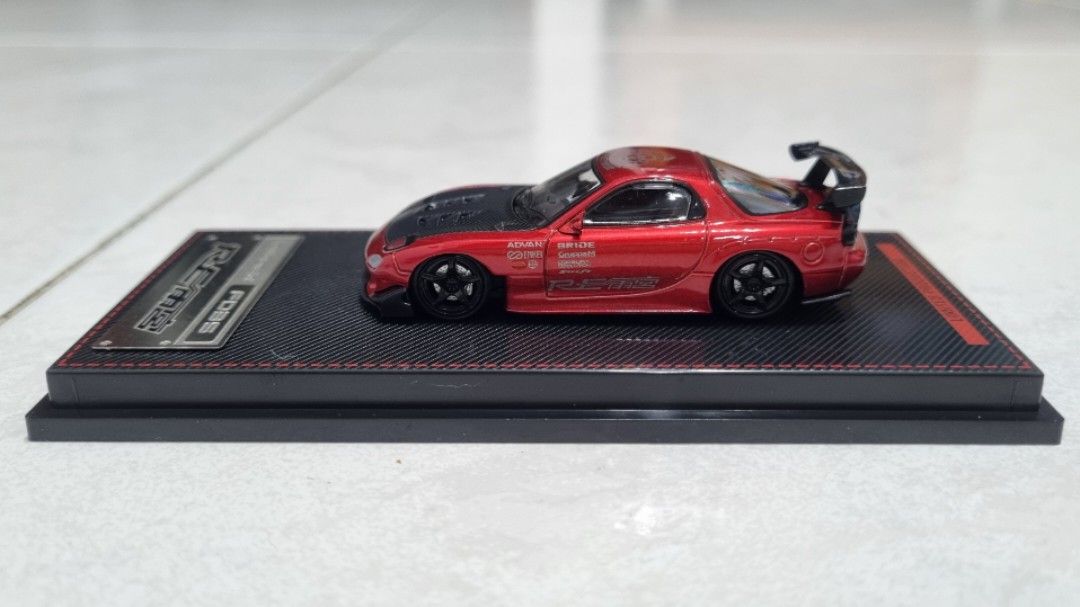 1/64 ignition model Mazda RX-7 (FD3S) RE Amemiya Red Metallic, Hobbies & Toys, Toys & Games on ...
