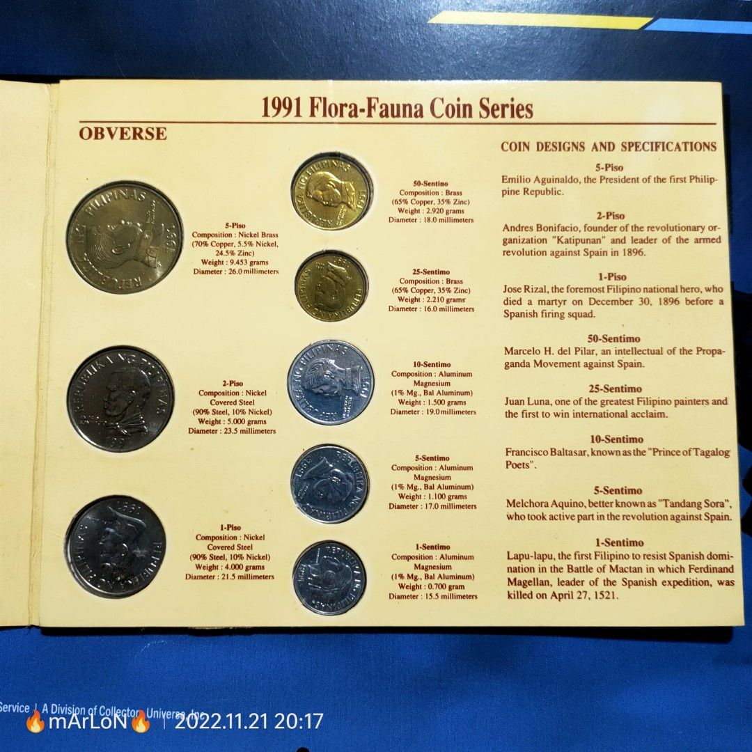 1991 Flora and fauna Set -, Hobbies & Toys, Memorabilia & Collectibles ...