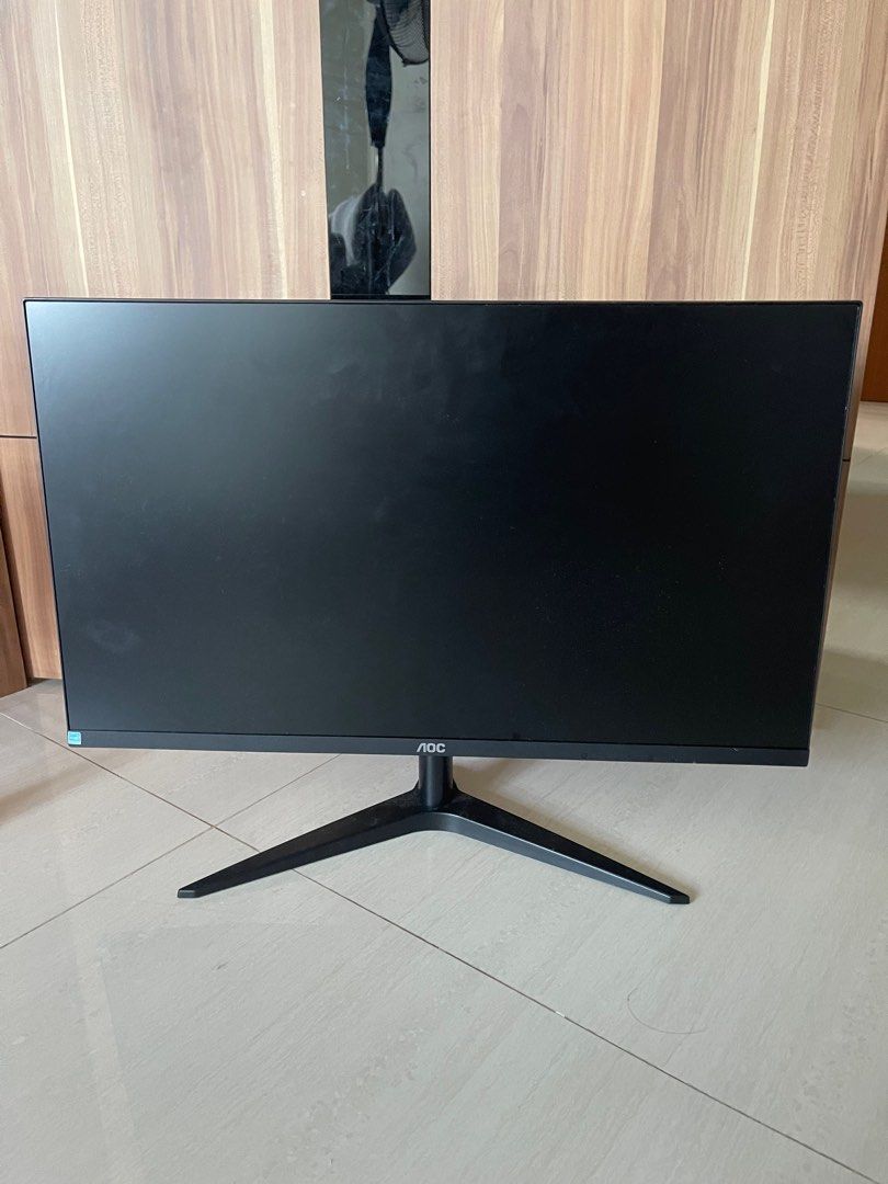27 inch AOC Ultra Slim Monitor ( 2 SET ), Computers & Tech, Parts ...