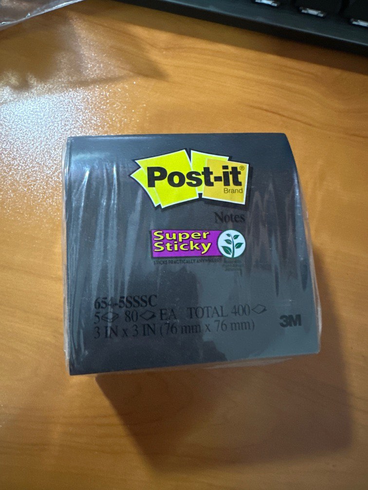3M Post-it (black), Hobbies & Toys, Stationery & Craft, Stationery ...