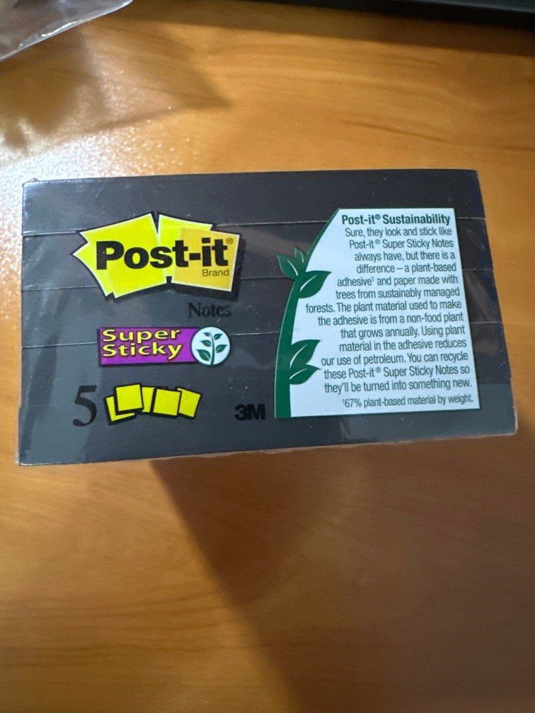 3M Post-it (black), Hobbies & Toys, Stationery & Craft, Stationery ...