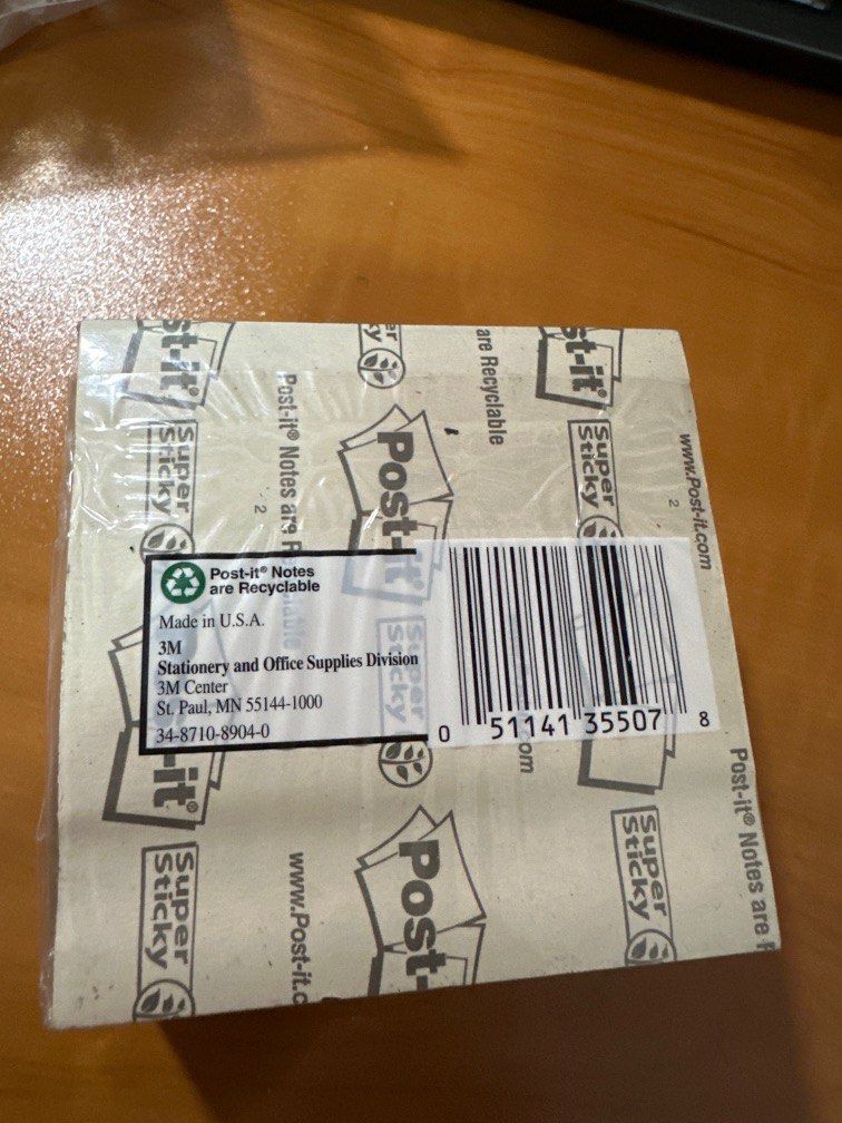 3M Post-it (black), Hobbies & Toys, Stationery & Craft, Stationery ...