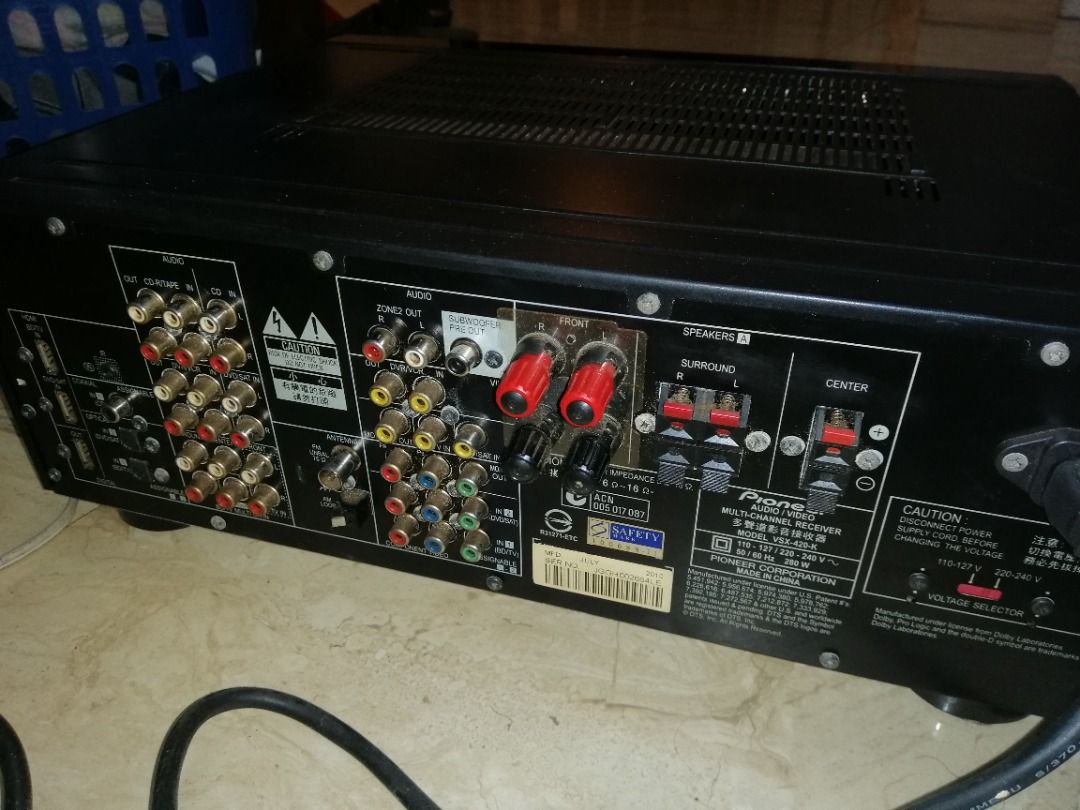 5.1 Channel Home Theater (Pioneer Amplifier and Subwoofer + Speakers ...