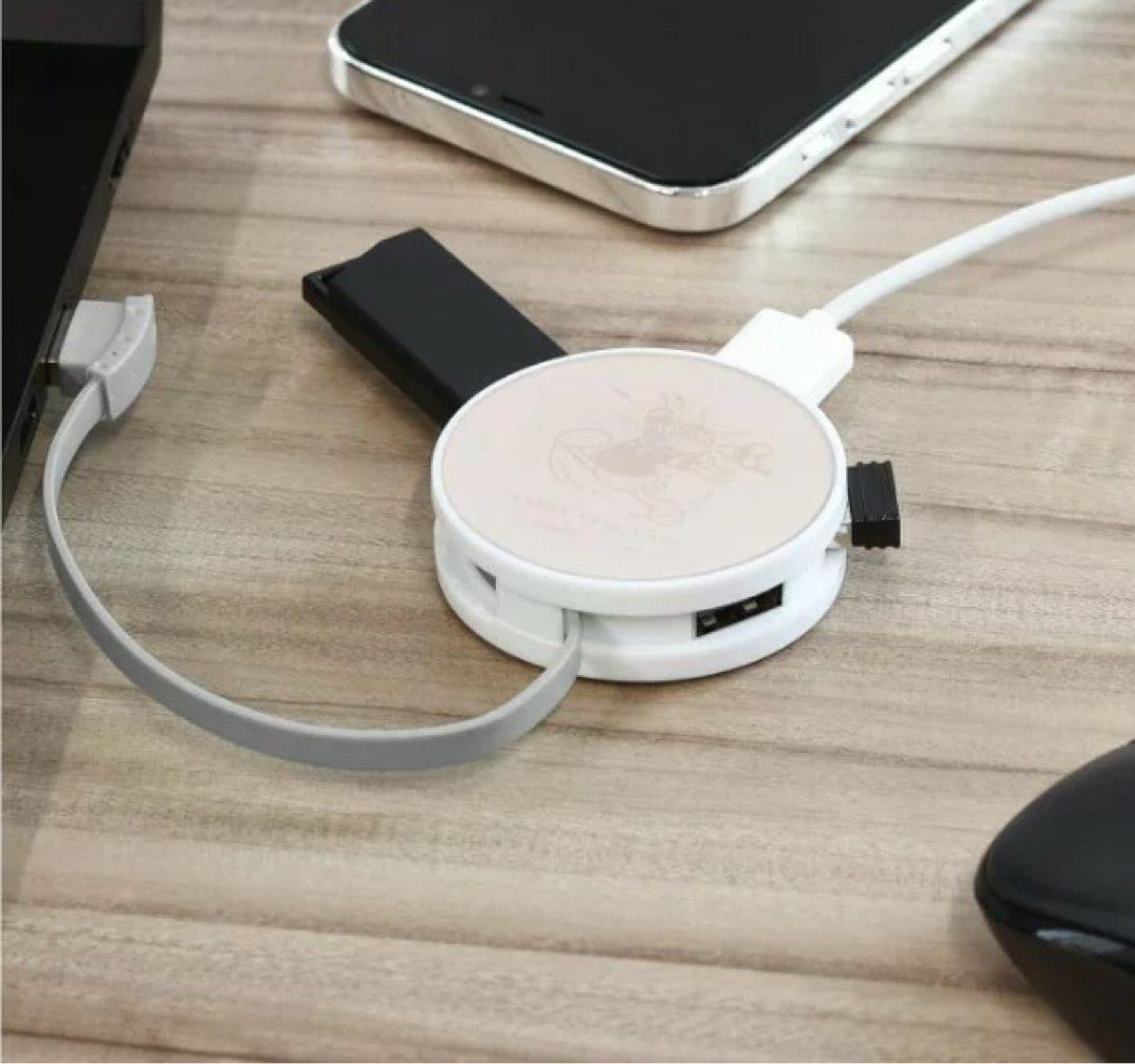 日本直送 Disney 迪士尼 Round USB Hub 系列 Donald Duck 唐老鴨 4 Port USB Hub, 預購 ...